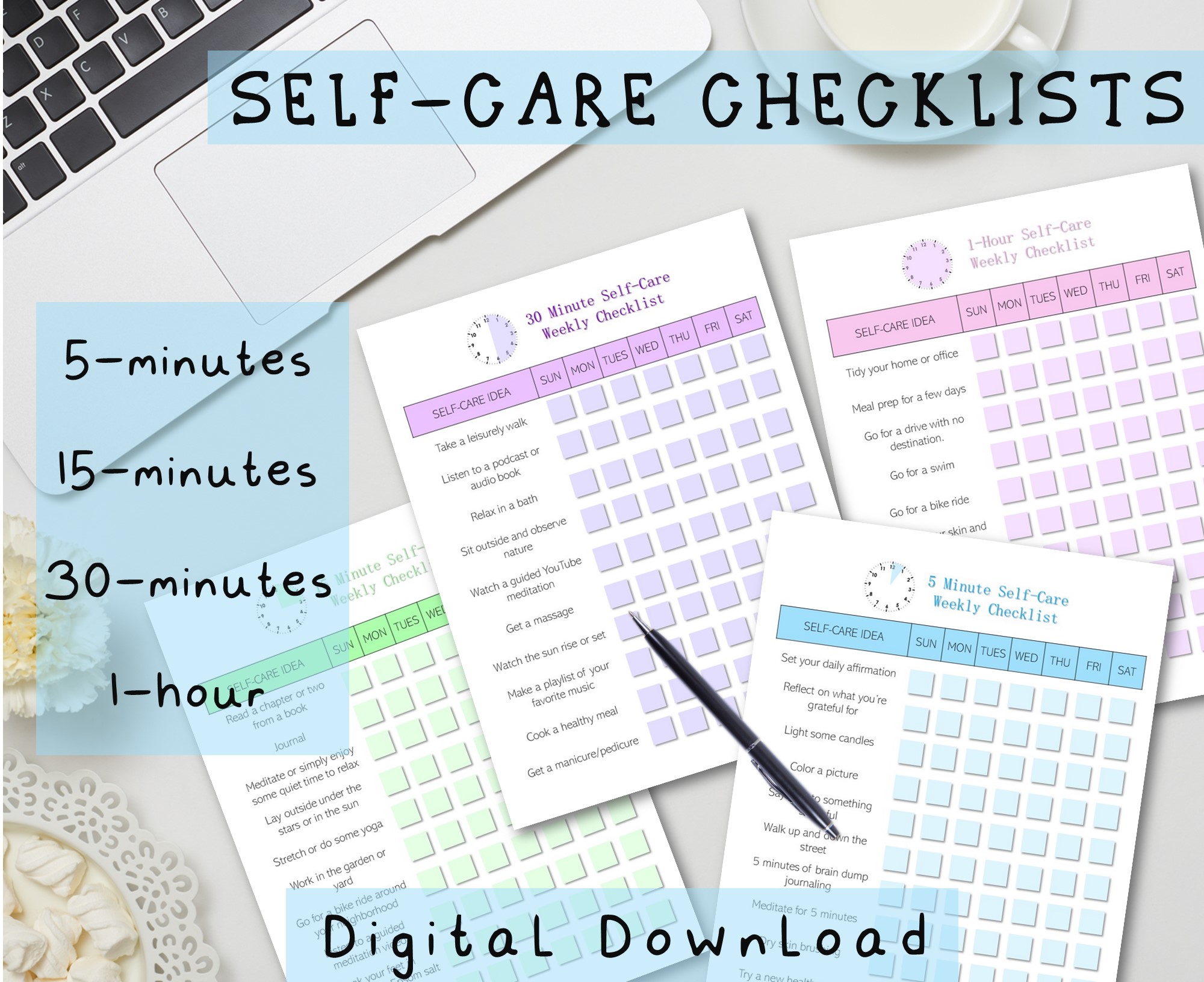 Self-Care Checklists ⋆ Holistic Lifestyle Guide